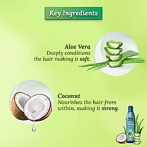 Parachute Advansed Aloe Vera Enriched Coconut Hair Oil | For Strong, Soft & Silky Hair|Deep Nourishment & Conditioning| All hair Types| 5.1 Fl.oz.