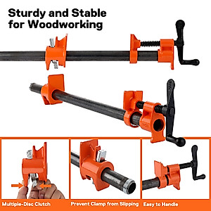 PONY 2-Pack 50 Wood Gluing Pipe Clamp Fixture for 3/4 Inch Black Pipe