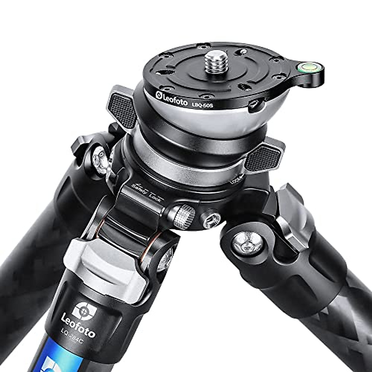 Leofoto LBQ-50S 50mm Leveling Base Half Ball Quick Adjust Leveler Head for Mr Q Ideal for LQ-284C