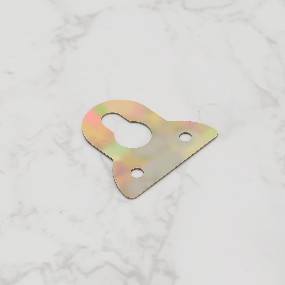 eMagTech 100Pcs Photo Frame Hanging Plate Mirror Picture Holders Metal Hidden Mirror Clip Holders Accessories for Slotted Mirrors Glass Panels Picture Frames