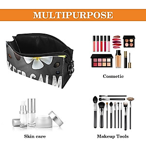 TBOUOBT Cosmetic Travel Bags, Makeup Case, Makeup Bag for Toiletries, Keep Calm Hawaiian Flower Stone Zen