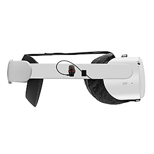 VR Stereo Magnetic Attach Earphones Earbuds for Oculus Quest 2- Custom Short Length Cable -Single Channel Separate Left and Right Calibrated- Magnetic Attach Organizer Experience