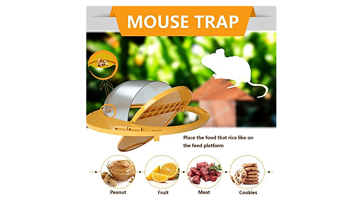 Flip and Slide Mouse Trap - Reusable & Humane Design