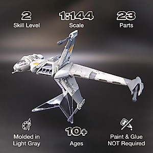 MPC Star Wars: Return of The Jedi B-Wing Fighter (Snap) 1:144 Scale Model Kit