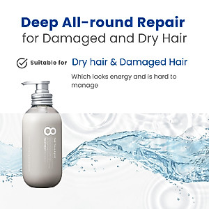 8 THE THALASSO Smooth Series: Normal to Oily Hair Conditioner, Unique Thalasso Stem Cells with Deep Sea Water & Marine Collagen, Chemical-Free, Moisturizing & Smoothing, 475mL /16.06 fl oz