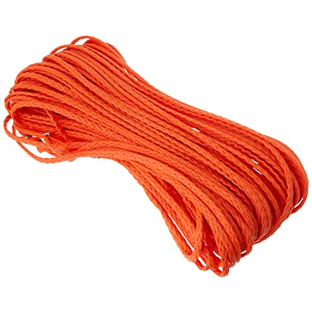 Park & Sun Sports Outdoor Volleyball Boundary Poly Cord Rope with Ground Stakes: 1/4" Wide Court Line Marker, Orange, Blue