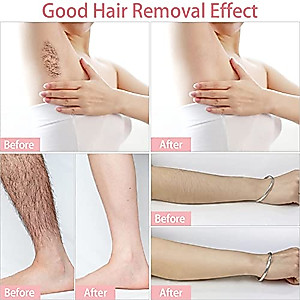 Wax Strips for Hair Removal, 300 Pieces SEPGLITTER 2.8 x 7.9 Inch Non Woven Waxing Strips Face Wax Paper Strips for Women Facial Body Arms Legs Hair Cleaning and Remover