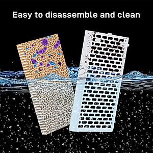 Portable Air Conditioners, 1.45 Gal Evaporative Air Cooler, Portable AC Cooling Fan w/ 3 Spds & Cooling Mode & Timer, Swamp Cooler w/Remote, Windowless Air Conditioner Portable for Room Home