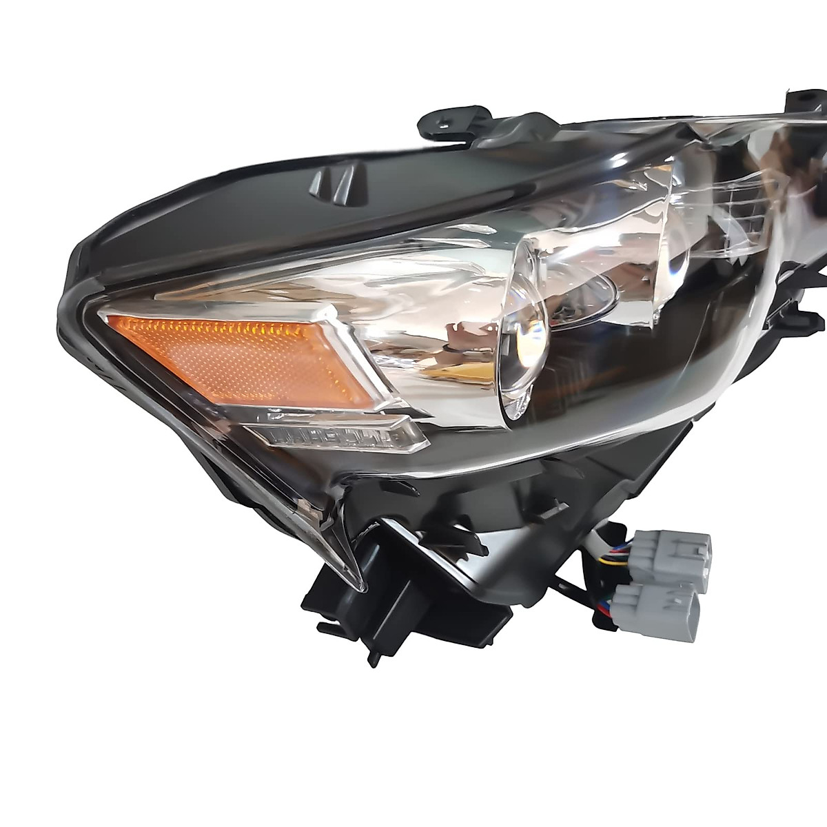 EnSyuSuMa 2014 2015 2016Lexus IS250 IS350 Headlight Assembly Right Passenger Side Headlights Black Housing LED Headlamp (Passenger side headlight)