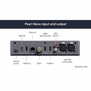Epiphan Video Pearl Nano - Portable Video Recording and Streaming System