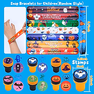 154pcs Halloween Party Toys Assortment for Kids, Halloween Stuff Bulk Goodies Toys for Party Supplies, Halloween Treats Non Candy Gifts School Classroom Carnival Prizes, Treasure Box Toy Chest