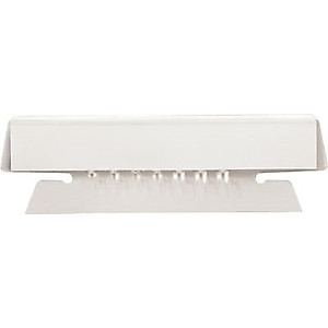 1InTheOffice Clear Hanging Folder Tabs, and Inserts 3-1/2" x 5/8", 100/Pack (3 1/2")