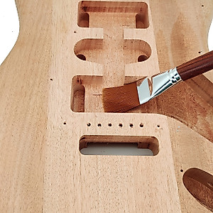 Guitar Cleaner Brush Guitar String Cleaner Keyboard Brush Instrument Cleaning Tool (Rosewood)