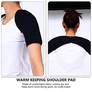 Warm Shoulder Strap Gym Sports Shoulder Support Shoulder Protection Brace Shoulder Splint Shoulder Compression Sleeve Shoulder Support Wrap Shoulders Fabric Fitness Shoulder