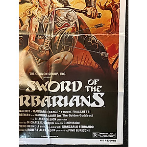 1983 Apocalyptic Adventure - Warriors of the Wasteland - SciFi Apocalypse Mad Max Grunge Vintage Original Movie Poster