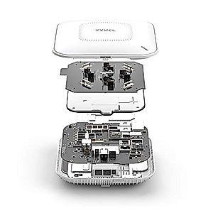 Zyxel WiFi 5 AC1200 W2 Wireless Gigabit Business Access Point | Mesh, Seamless Roaming, Captive Portal | WPA3 Security | NebulaFlex Hybrid Cloud| POE or AC Powered | AC Adapter Included | NWA1123ACv3