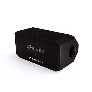 Bykski Water Cooling Digital Flow Meter Temperature Display