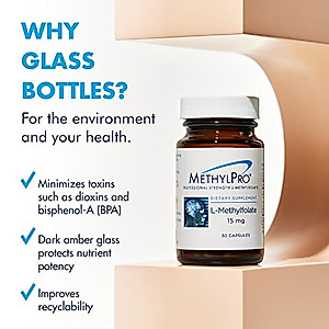 MethylPro Multivitamin + 15mg L-Methylfolate - High Dose Methyl Folate Once-Daily Multi Vitamin for Energy, Mood Support Supplement for Men & Women - B Complex, 2000 IU Vitamin D & More (30 Capsules)