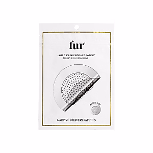 Fur Ingrown Microdart Patches - Ingrown Hair Care, Quickly and Effectively Clear Up Ingrown Hair Bumps - 6 Pack