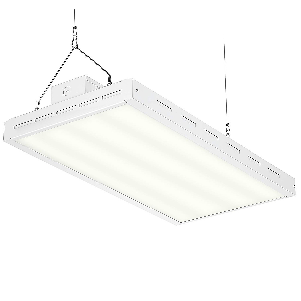 FAITHSAIL 165W Linear LED High Bay Shop Light 2FT, 22000LM, 5000K, Industrial LED Warehouse Lighting, 2 Foot Indoor Aisle Area Workshop Garage Highbay LED Lights, 4 Lamp Fluorescent Equivalent
