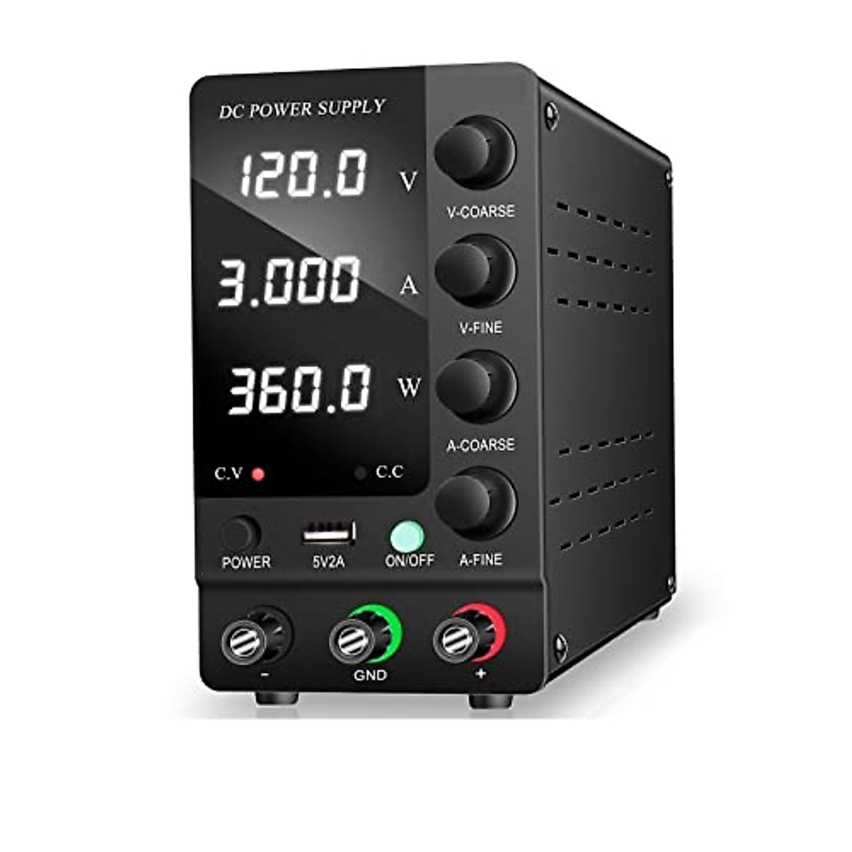 Dc Power Supply Lab DC Power Supply Adjustable Switching Regulated Switching Bench Source Supply Switching Regulated Variable Coarse And Fine Adjustments Voltage Regulator for Lab Equipment, DIY Tool,