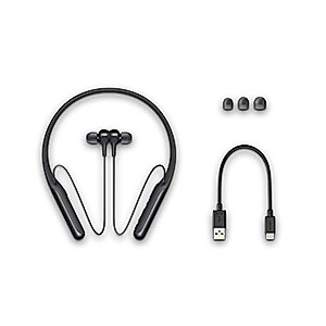 Sony WI-C600N Wireless Noise Canceling in-Ear Headphones, Black (WIC600N/B) (WI-C600N/B)
