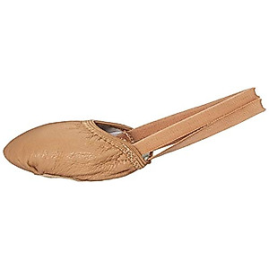 Dance Basix Leather Half Sole Dance Turner for Women, Men, Boys & Girls Tan