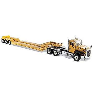 1:50 Caterpillar CT660 Day Cab Tractor with XL120 Low-Profile HDG Trailer - Core Classics Series - 85503C