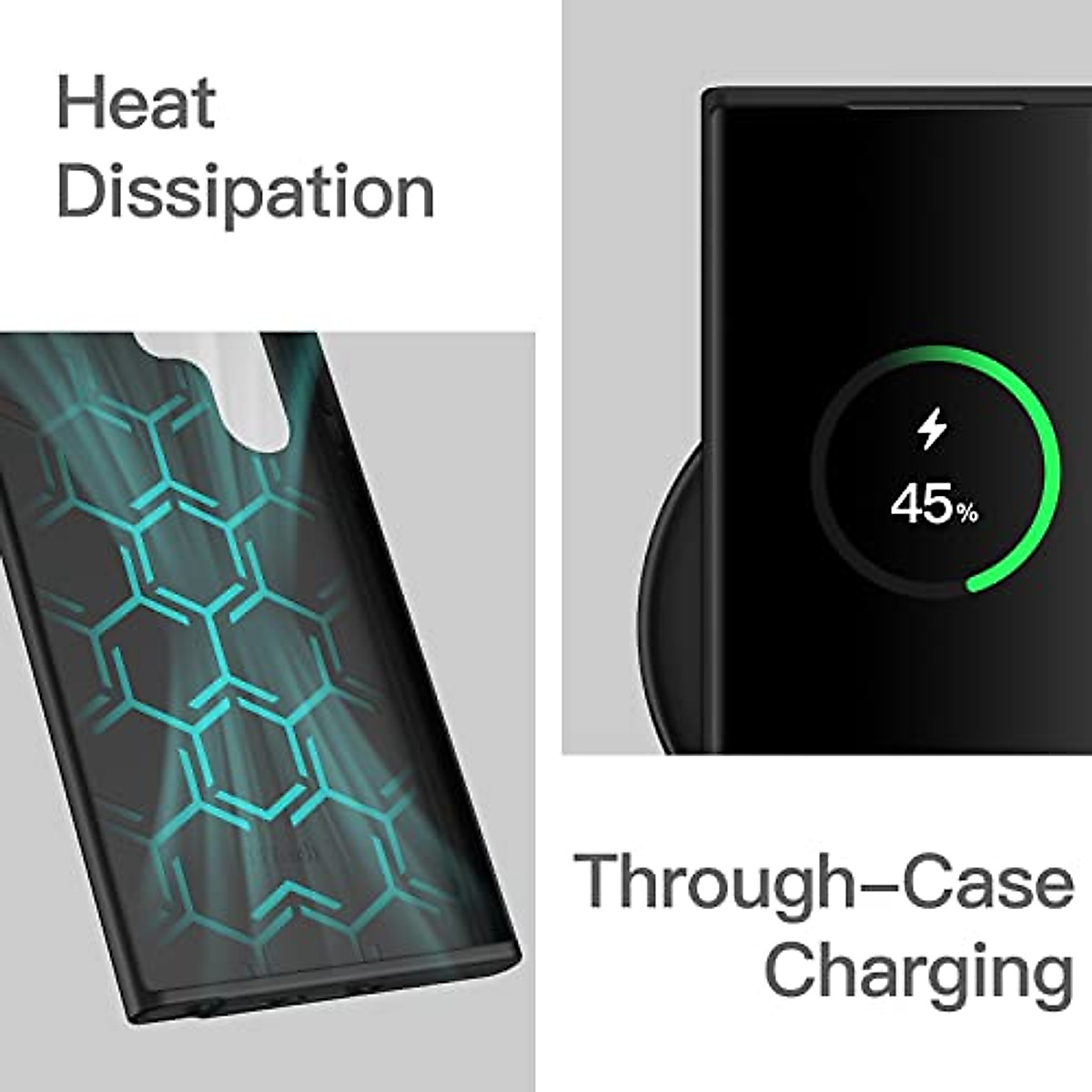 JETech Slim Fit Case for Samsung Galaxy S23 Ultra 5G 6.8-Inch, Soft TPU Thin Protective Phone Cover with Matte Finish, Shockproof (Black)