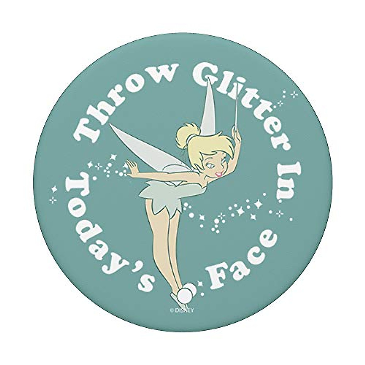 Disney Peter Pan Tinkerbell Throw Glitter In Today's Face PopSockets PopGrip: Swappable Grip for Phones & Tablets