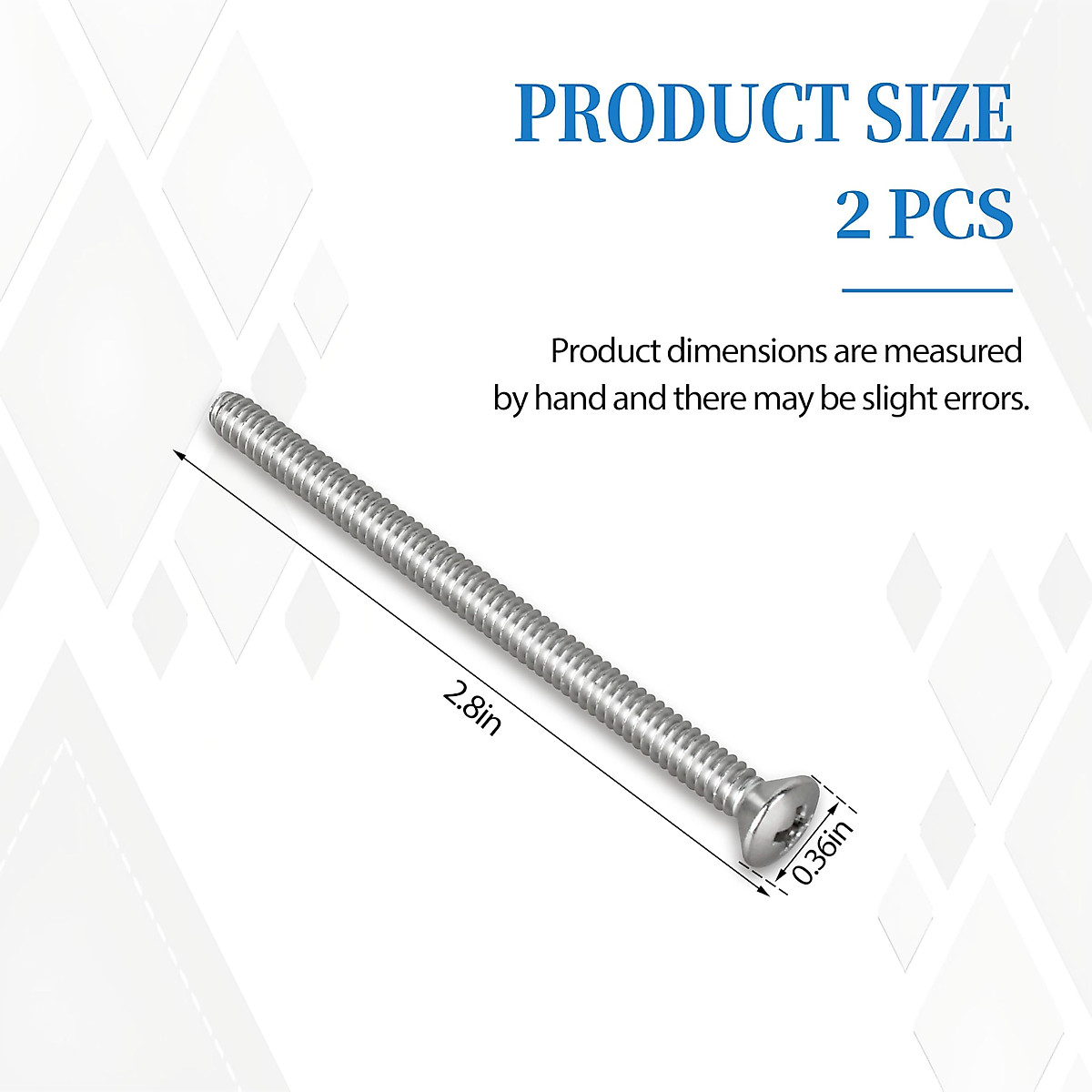 CHNPLUM RP196 Escutcheon Trim Screws for Delta Fauce (RP196 Escutcheon Trim Screws * 2 Pcs)