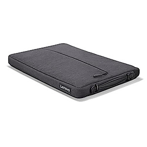 Lenovo Urban Laptop Sleeve for 14" Notebook, Water Resistant, Soft Padded Compartments, Accessory Storage, Reinforced Rubber Corners, Extendable Handle, GX40Z50941, Charcoal Grey