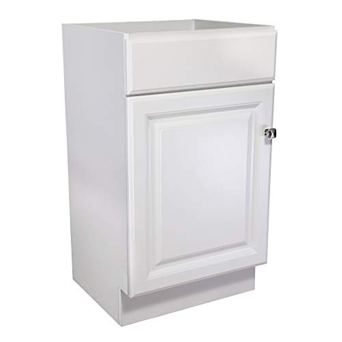 Design House 597112 Wyndham Unassembled Bathroom Vanity Cabinet Without Top, 18 x 16/1 Door, White