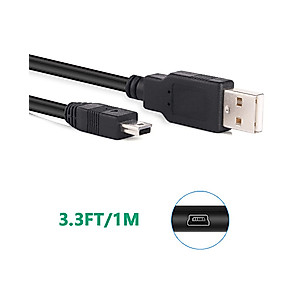 3Ft USB Power Charger Cable Wall Ac Adapter for Texas Instruments Calculators TI-84 Plus CE Graphing Calculator TI-84 Plus C Silver Edition TI 89 Titanium TI Nspire CX CAS Calculator Charging Cord