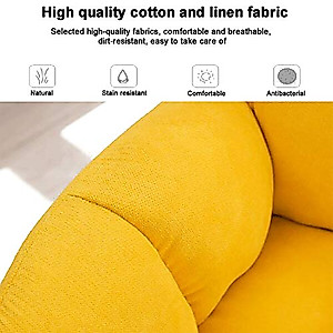 MayNuo Office Chair Gaming Chair Computer Chair Ergonomic Adjustable Linen Office Chair with Soft Seat,Modern Mid-Back Computer Desk Chair,Swivel Chair Task Executive Chair for Men Women Adult/Gray/60