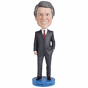 Royal Bobbles Jimmy Carter Bobblehead, Premium Polyresin Lifelike Figure, Unique Serial Number, Exquisite Detail