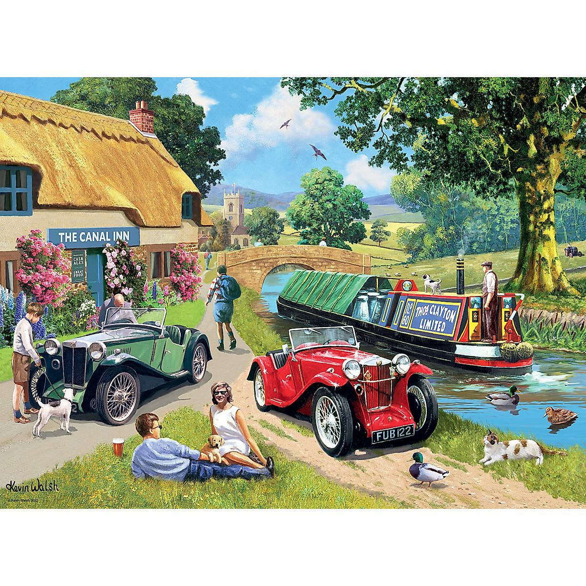 Ravensburger Two of a Kind 500 Piece Jigsaw Puzzles for Adults & Kids Age 10 Years Up - Nostalgic Puzzle