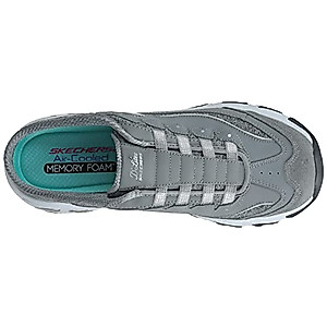 Skechers Sport Women's Resilient Fashion Sneaker, Gray/White, 9 M US