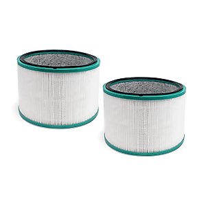 Fette Filter - 968125-03 Premium H13 True Hepa 360° Glass Filter Compatible with Dyson HP01 HP02 DP01 DP02 for Dyson Pure Hot Cool Link Desk Air Purifying Sytem Part # 968125-03 96812503 (2-Pack)