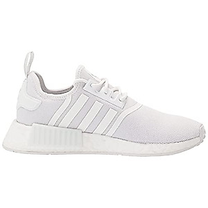 adidas Originals womens Nmd_r1's Sneaker, White/White/Silver Metallic, 7.5 US