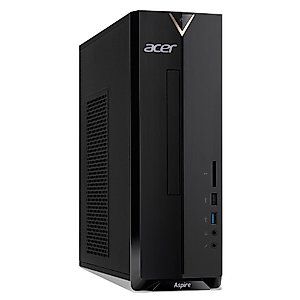 Acer Aspire XC-895-UR11 Desktop | 10th Gen Intel Core i3-10100 4-Core Processor | 8GB 2666MHz DDR4 | 1TB 7200RPM Hard Drive | 8X DVD | Intel Wireless Wi-Fi 6 | Bluetooth 5.1 | Windows 10 Home