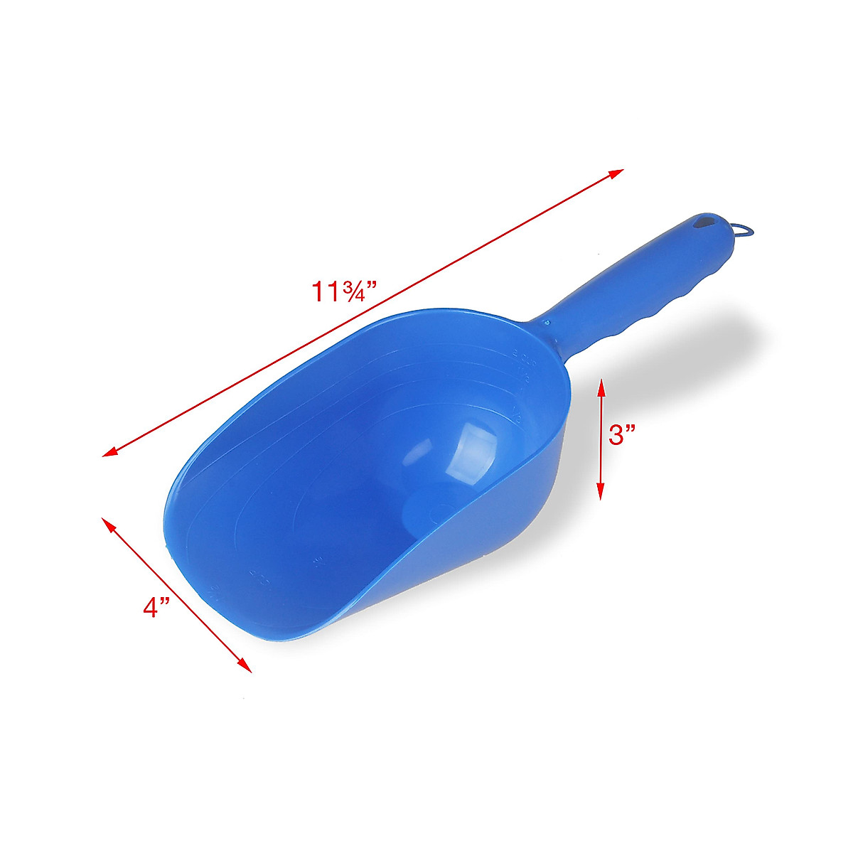 Van Ness 2 Cup Capacity Pet Food Scoop (Single), Blue