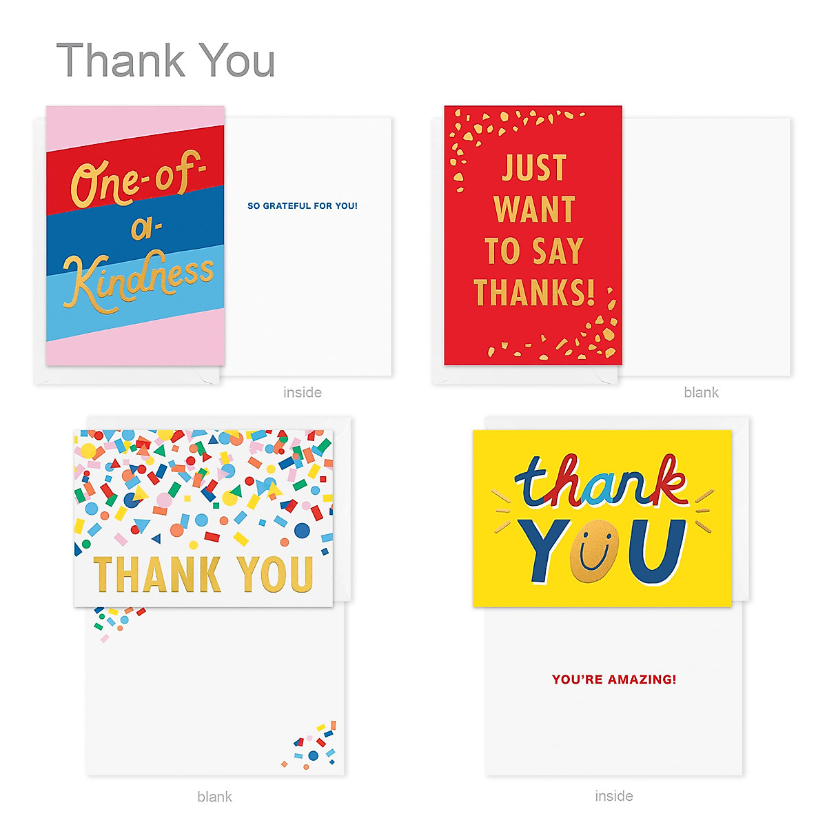 American Greetings Deluxe Boxed Thank You Card Assortment (15-Count)