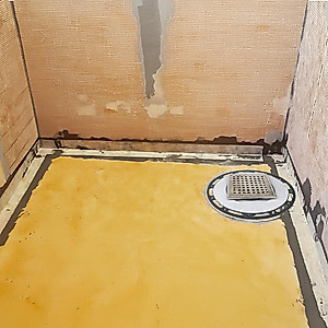 4-Inch Square Shower Drain with Bonding Flange - Durable Stainless Steel Shower Drain Flange Kit for Quick Drainage, Easy Installation, Ideal for Bathroom & Wet Area Renovations