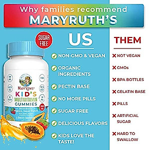Kids Multivitamin + Immunity + Vitamin C Gummies Bundle by MaryRuth's | Supports Immune Function & Overall Health for Adults & Kids.