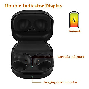 Wireless Charging Case for Galaxy Buds 2, Replacement Charger Station Box with USB-C Cable Cord for Samaung Galaxy Buds 2 SM-R177 Bluetooth Earbuds Accessories
