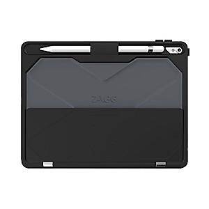 ZAGG Rugged Book Pro – Magnetic-Hinged Bluetooth Keyboard and Case for Apple iPad Pro 9.7” – Black (ID8RPK-BB0)