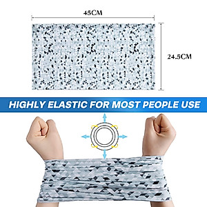 EXski UV Face Mask, Bandana Neck Gaiter Balaclava Summer Cooling Breathable for Cycling Running Fishing Outdoors