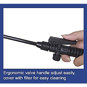 BRUFER 72022 Sprayer for Lawns and Gardens or Cleaning Decks, Siding and Concrete - 1.1 Gallon (4L) with Pressure Release Valve