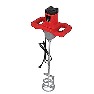 2100W Electric Handheld Concrete Cement Mixer,Portable Adjustable 6 Speed 110V Plaster Paint Mixer Drill with Rod Machine Suitable For Mixing Cement, Mortar, Paint